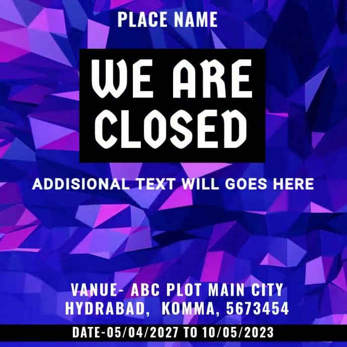 Plantilla de countdown | PosterMyWall