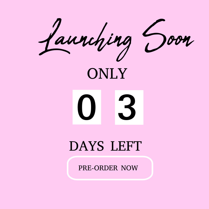 Countdown Instagram Post Templat | PosterMyWall