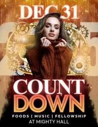 2025 Countdown Night Party Template | PosterMyWall