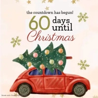 countdown to christmas design template | PosterMyWall