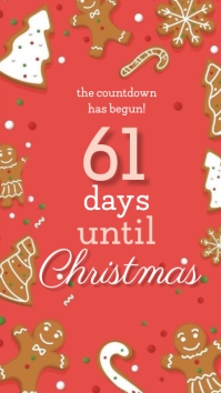 countdown to christmas design template | PosterMyWall
