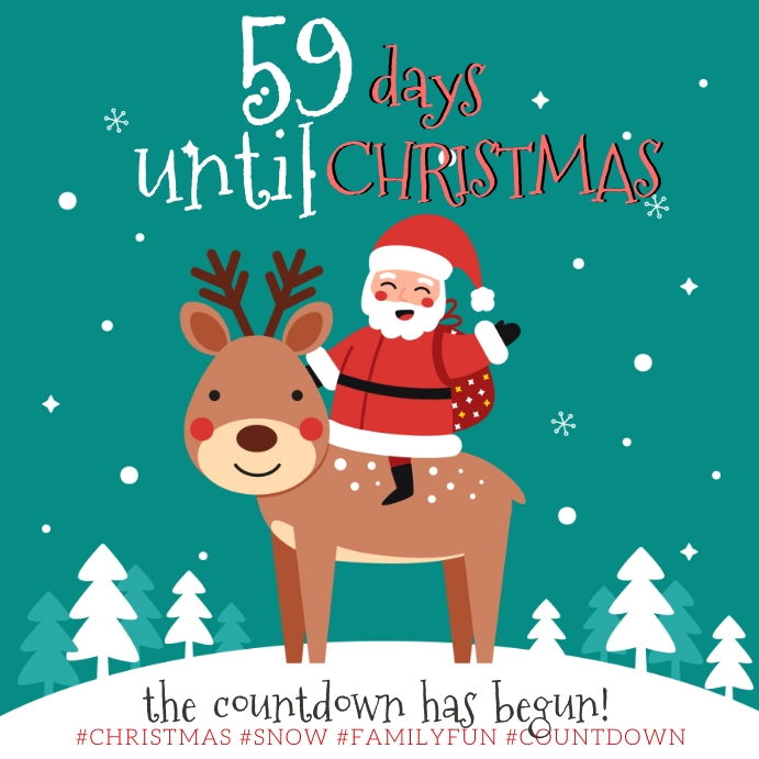 Cuenta Regresiva para Plantilla de Diseño Navideño | PosterMyWall