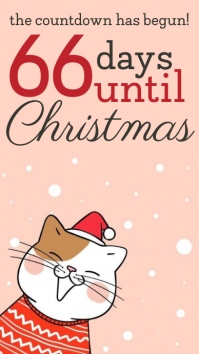 countdown to christmas design template | PosterMyWall