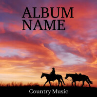 Cowgirl Country Mixtape album cover art Template | PosterMyWall