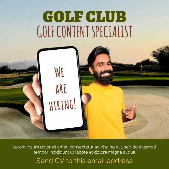 Country Club, Golf IG Post Template | PosterMyWall