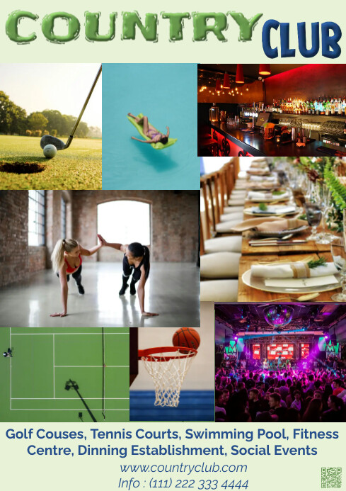 Country Club Template | PosterMyWall