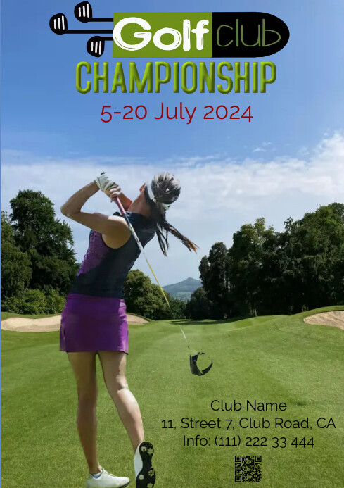 Country Club Template | PosterMyWall