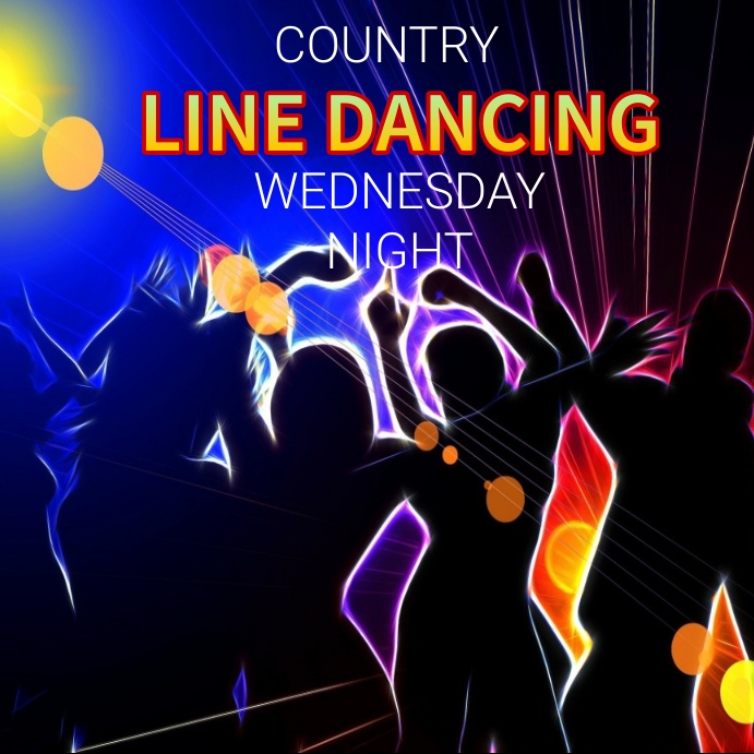 Copy of country line dancing flyer template | PosterMyWall