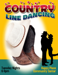 2,080+ Line Dancing Customizable Design Templates | PosterMyWall