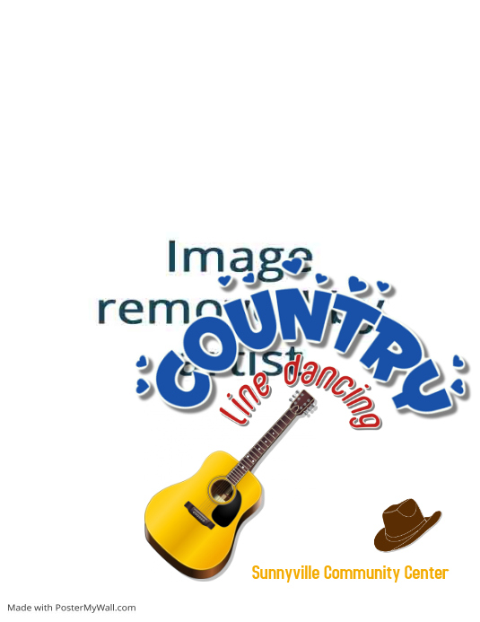 country line dancing template | PosterMyWall