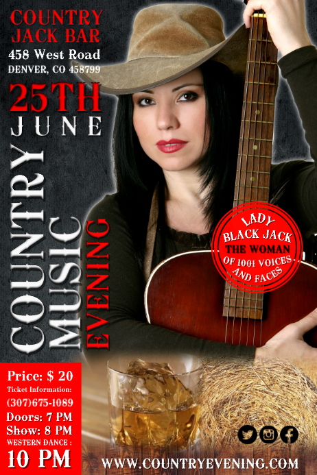 country music 100 Template | PosterMyWall