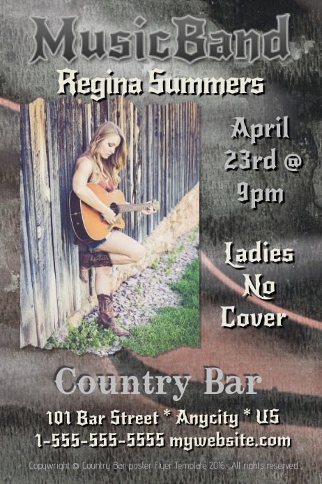 Country Music band Template | PosterMyWall