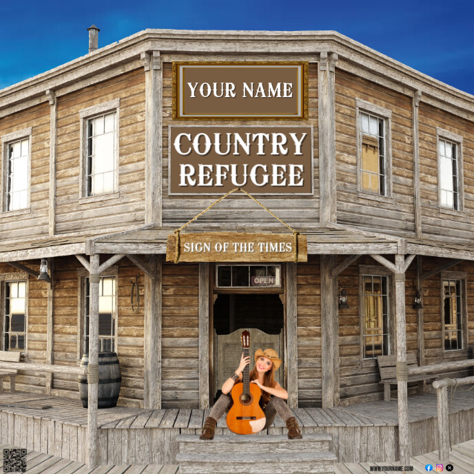 Country Music CD Cover (Replace With Your Photo & Info) Template ...