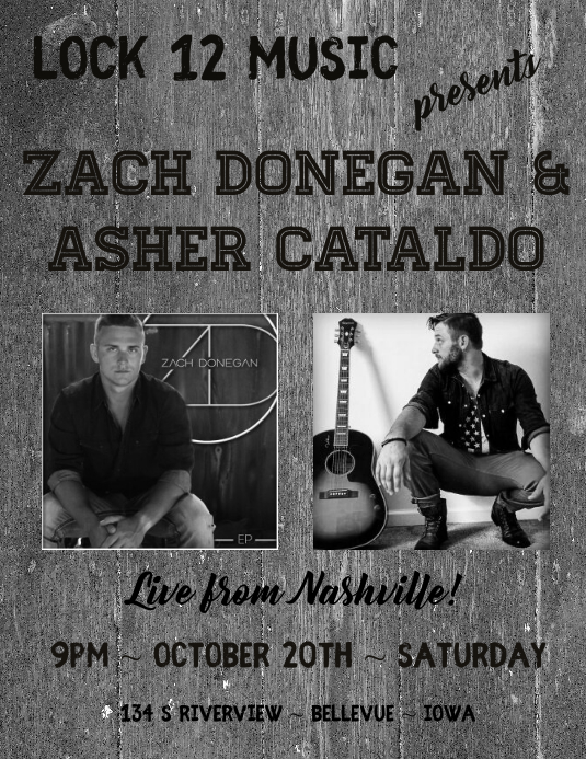 Country Music Concert Flyer Template | PosterMyWall