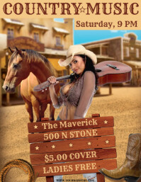 COUNTRY MUSIC Template | PosterMyWall