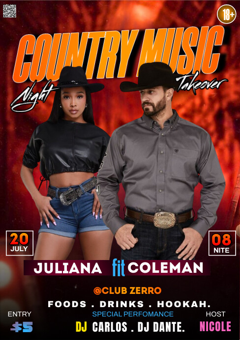 country music night Template | PosterMyWall