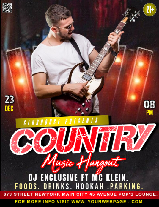 country music posters Template | PosterMyWall