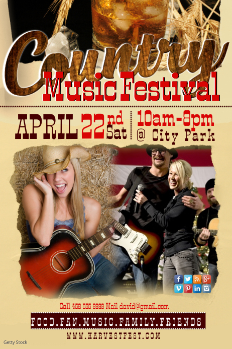 country music90 Template | PosterMyWall