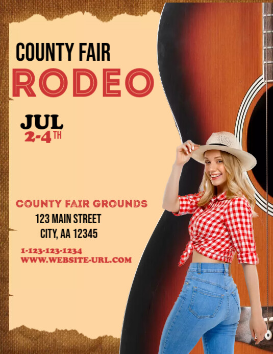 County Fair Rodeo Template | PosterMyWall