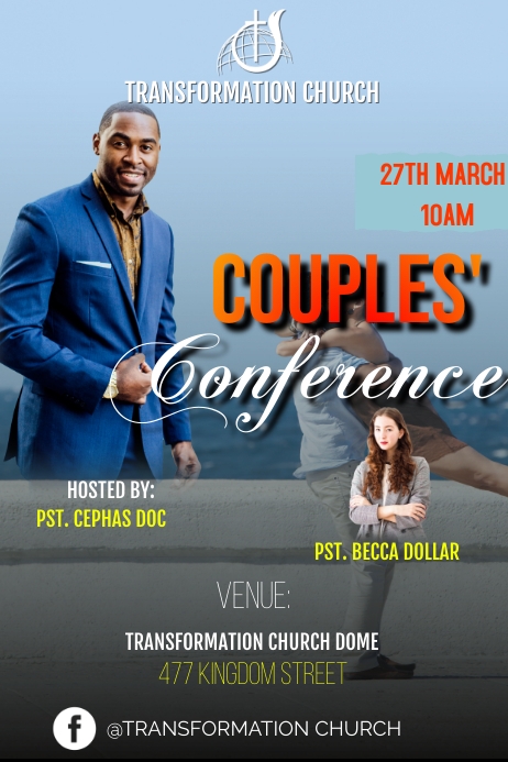 Couple's conference Template | PosterMyWall