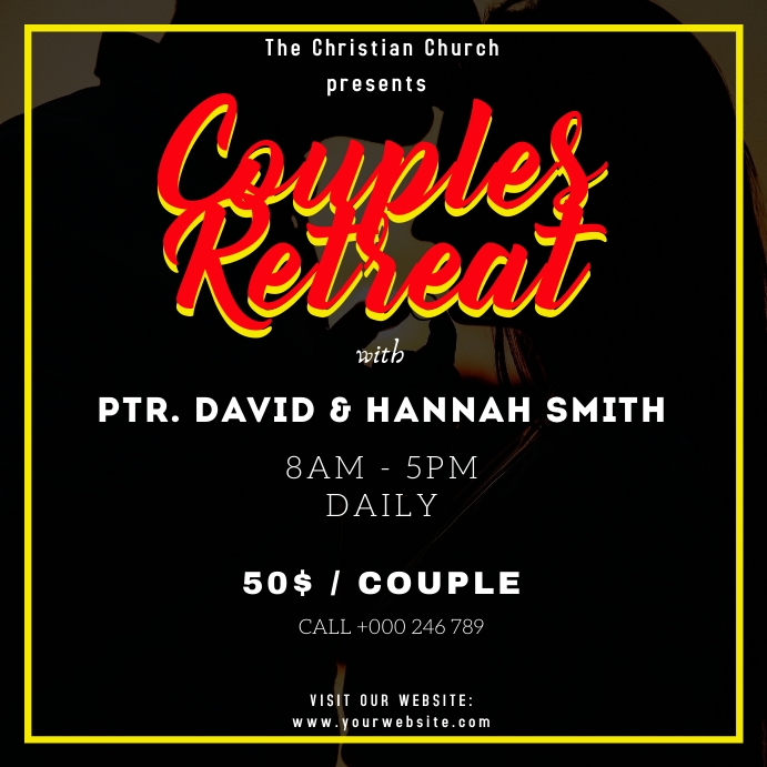 Couple's Retreat Template | PosterMyWall