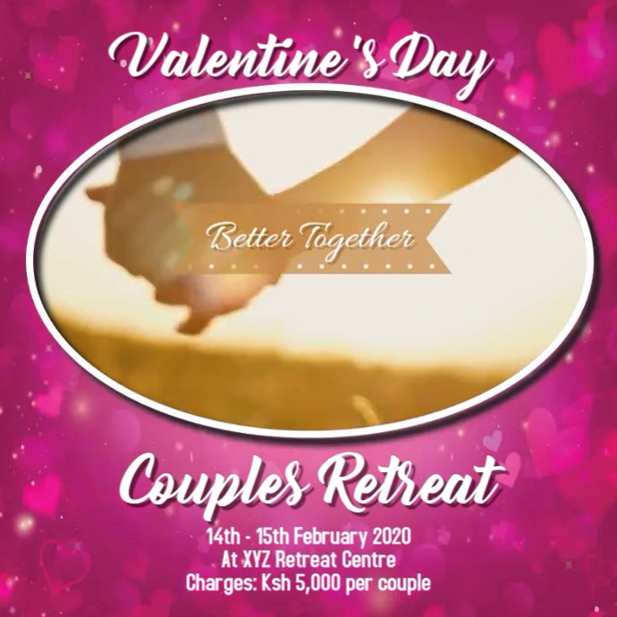 Couple's Retreat Template | PosterMyWall