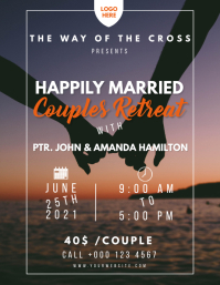 Couples Retreat Flyer Template | PosterMyWall