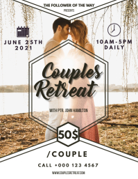 Couples Retreat Flyer Template | PosterMyWall