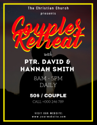 Couples Retreat Flyer Template | PosterMyWall