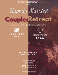 Couples Retreat Flyer Template | PosterMyWall