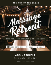 Couples Retreat Flyer Template | PosterMyWall