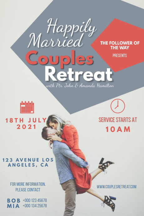 Couple's Retreat Poster Template | PosterMyWall