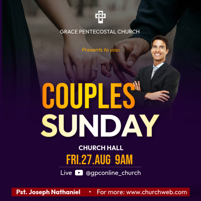 couple's sunday Template | PosterMyWall