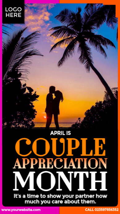 Couple Appreciation Month Template | PosterMyWall