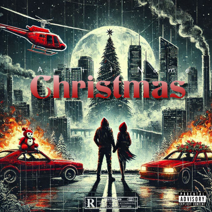 Copy of Couple Christmas mixtape cover | PosterMyWall