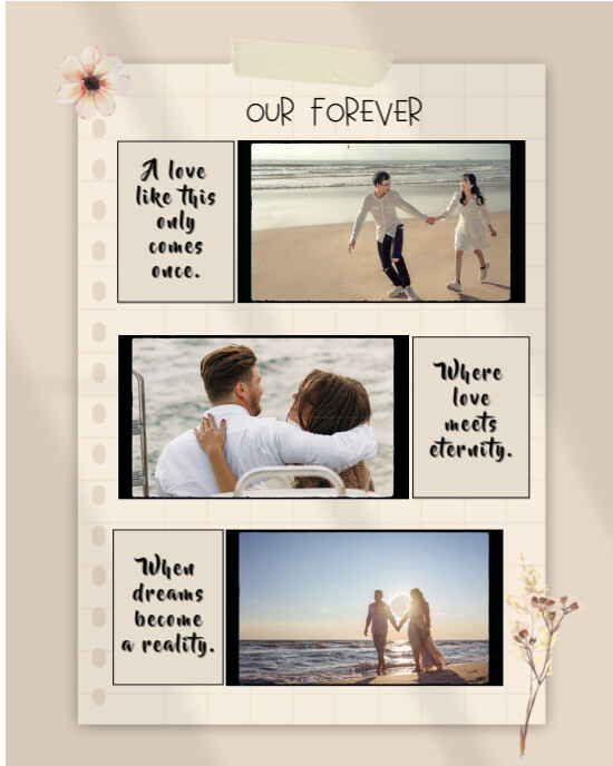 Copy of couple collage | PosterMyWall