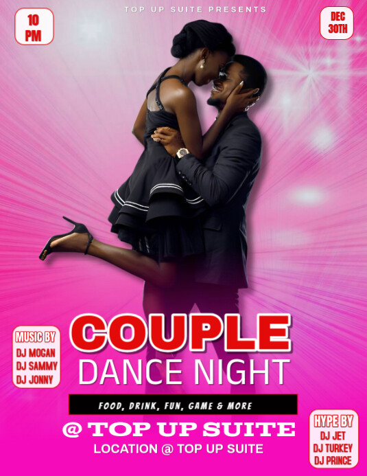 Couple Dance Night Template | PosterMyWall