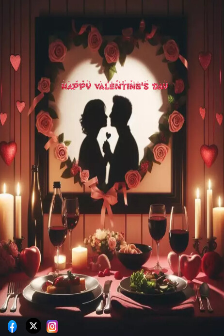 Couple dinner date Template | PosterMyWall