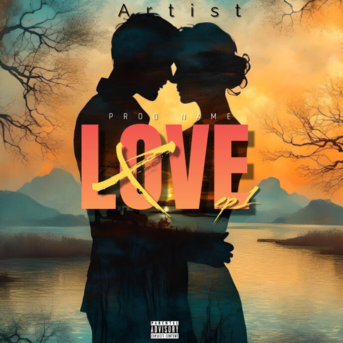 Couple love Album Cover Template | PosterMyWall