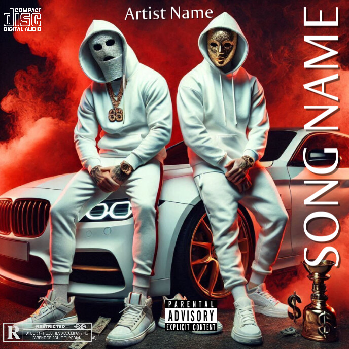 Couple love car Mixtape cover album cover Template | PosterMyWall