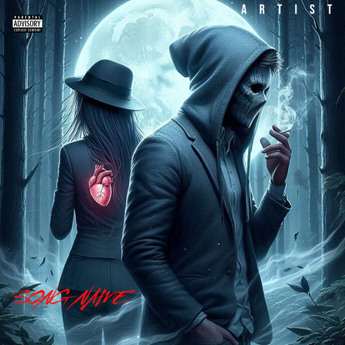 Plantilla de Couple love mixtape album cover | PosterMyWall