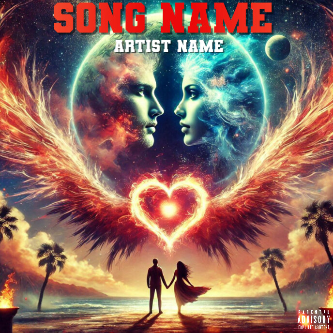 Couple love Mixtape cover Album cover Template | PosterMyWall