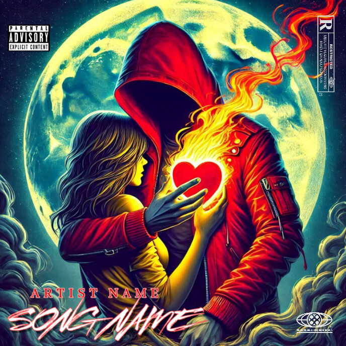 Couple love mixtape cover Template | PosterMyWall