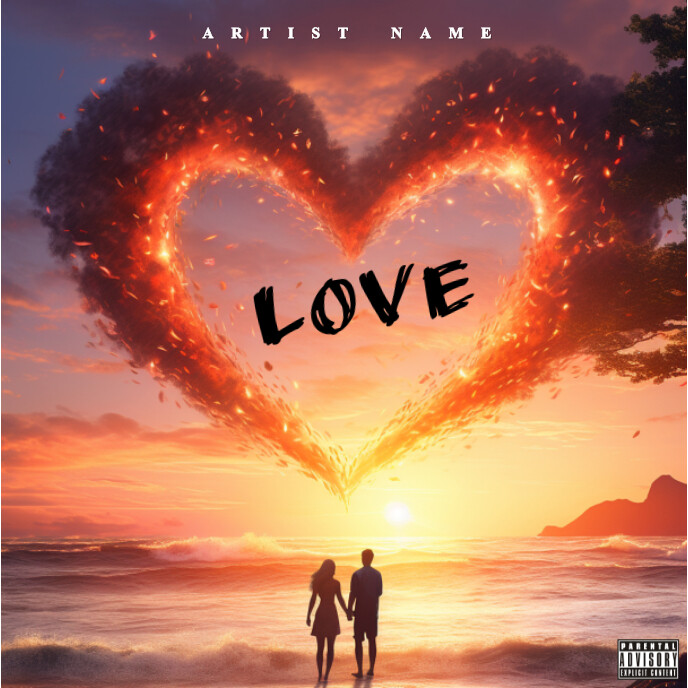 Couple love mixtape cover Template | PosterMyWall