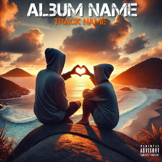 Couple love Mixtape cover Template | PosterMyWall