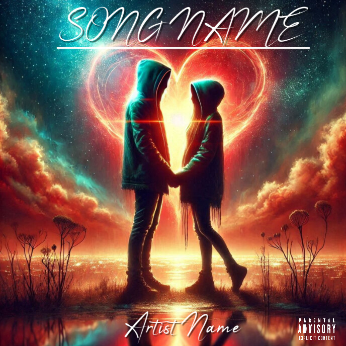 Couple love Mixtape cover Template | PosterMyWall