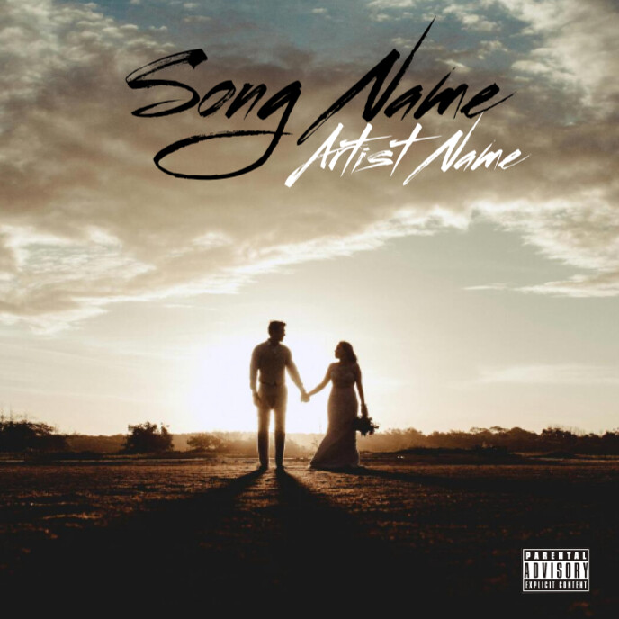 Copy of Couple Love Song Album Cover Album Cover | PosterMyWall