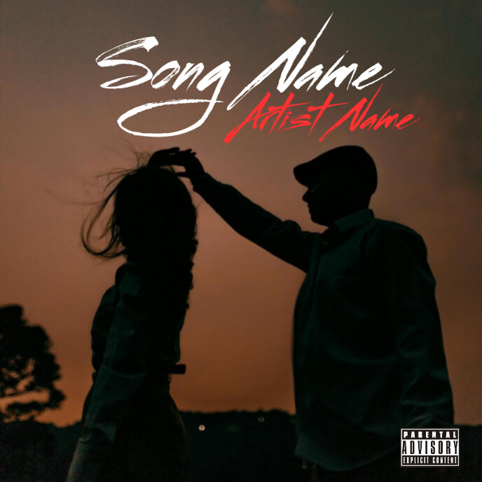 Couple Love Song Album Cover Album Cover Template | PosterMyWall