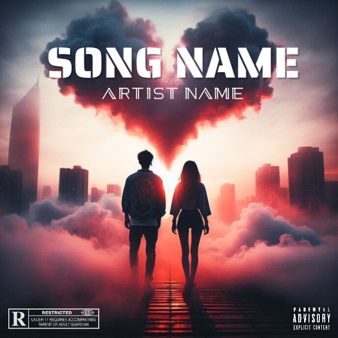 Couple Love Song Mixtape Album Cover Album Cover Template | PosterMyWall