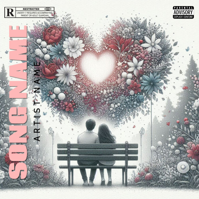 Couple Love Song Mixtape Album Cover Art Album Cover Templat | PosterMyWall